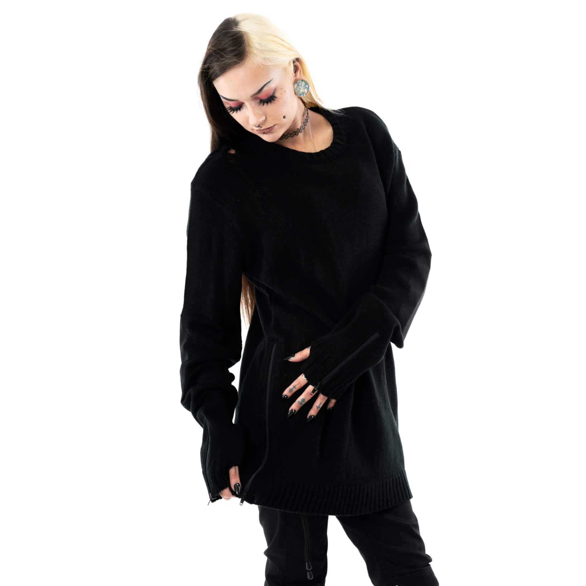 ALTAIR JUMPER - BLACK – Innocent Clothing - Alternative Clothing Wholesale