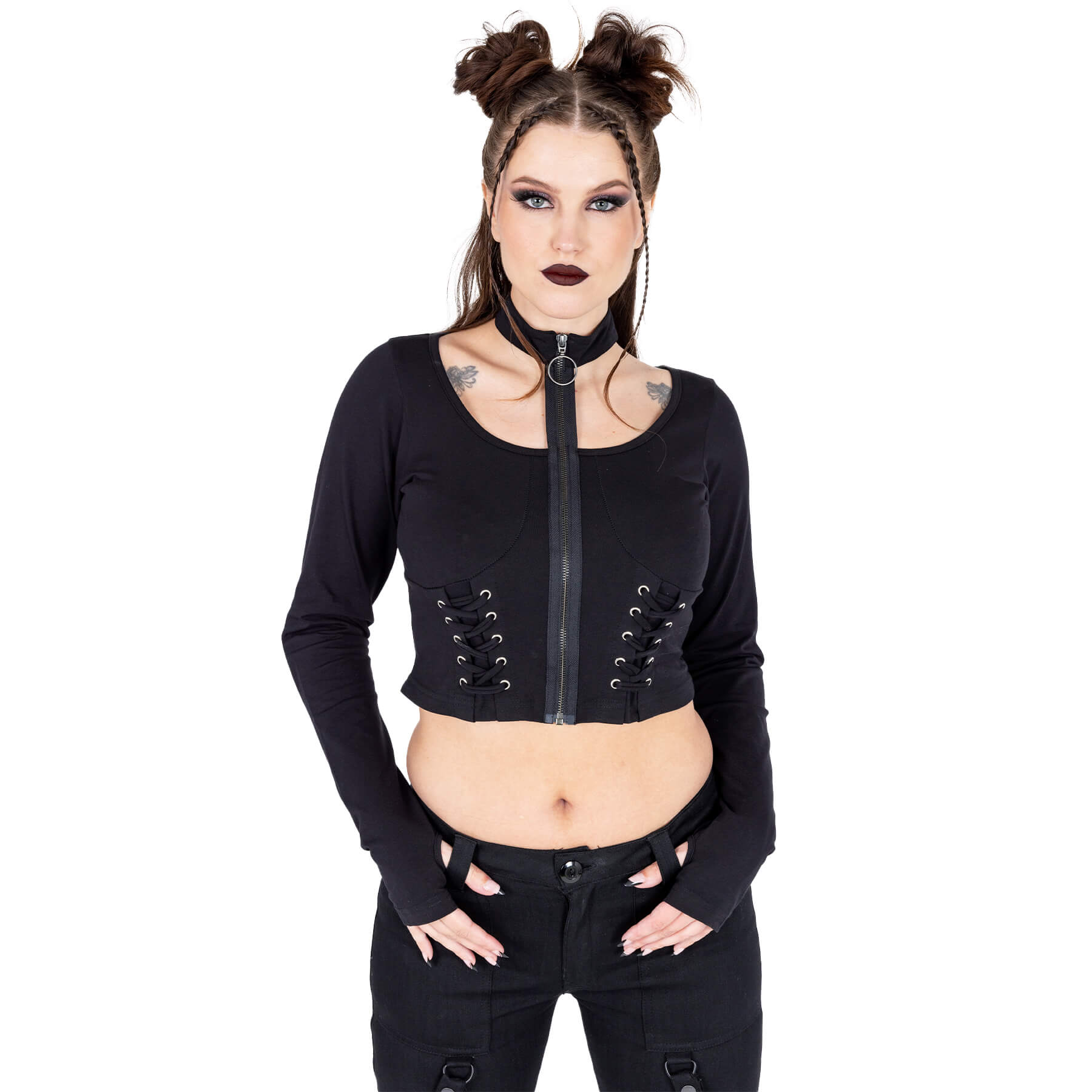 COSMO TOP - BLACK – Innocent Clothing - Alternative Clothing Wholesale