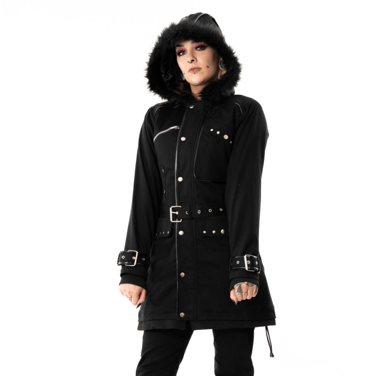 HUDA JACKET - BLACK – Innocent Clothing - Alternative Clothing Wholesale