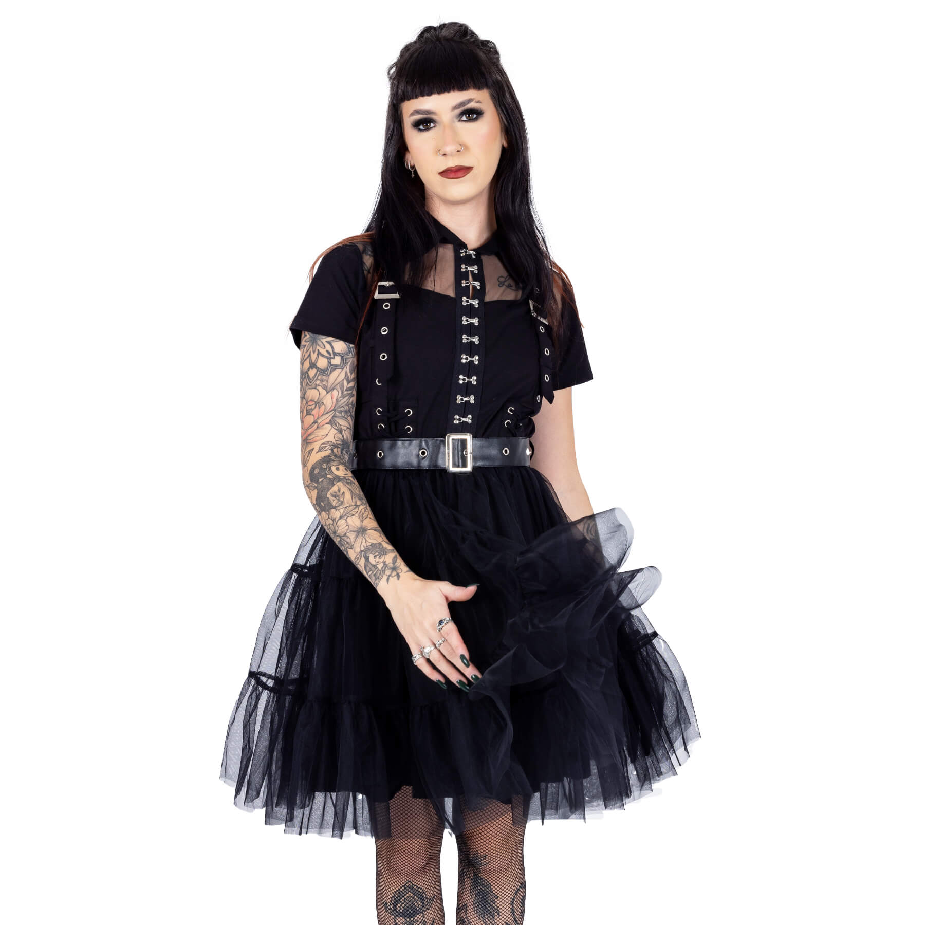 RAVEN DRESS - BLACK – Innocent Clothing - Alternative Clothing Wholesale