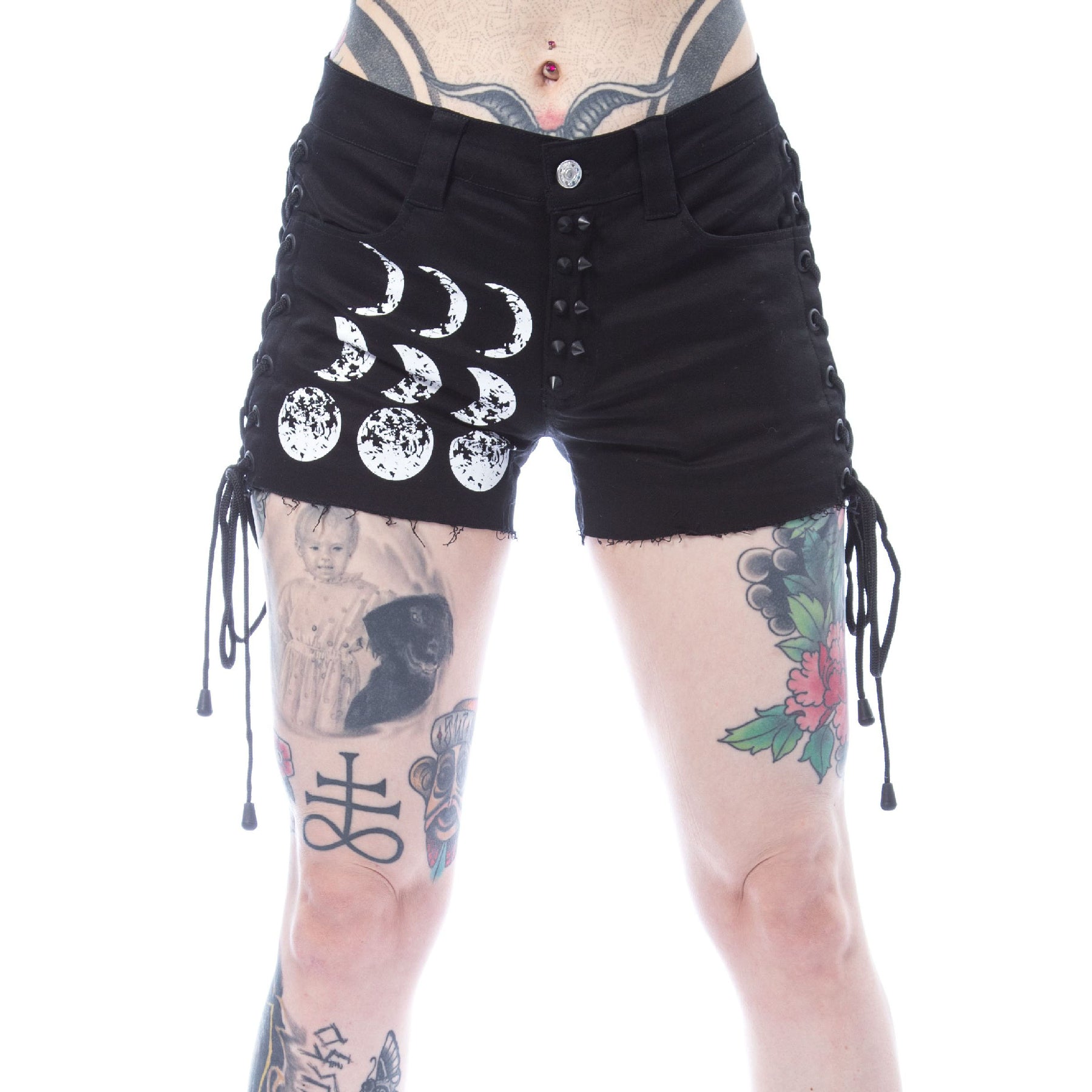 MOONCHILD SHORTS - BLACK – Innocent Clothing - Alternative Clothing ...