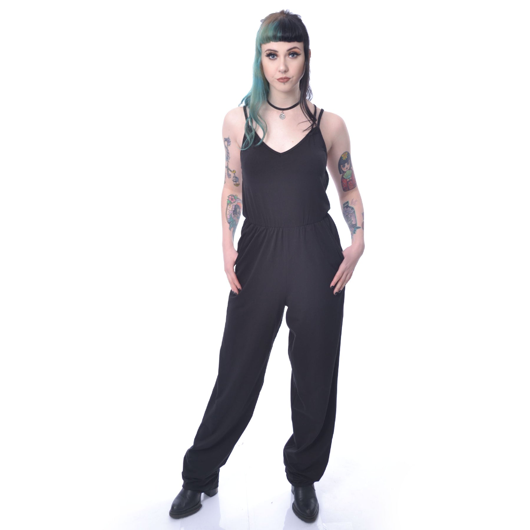 IVY JUMPSUIT - BLACK – Innocent Clothing - Alternative Clothing Wholesale