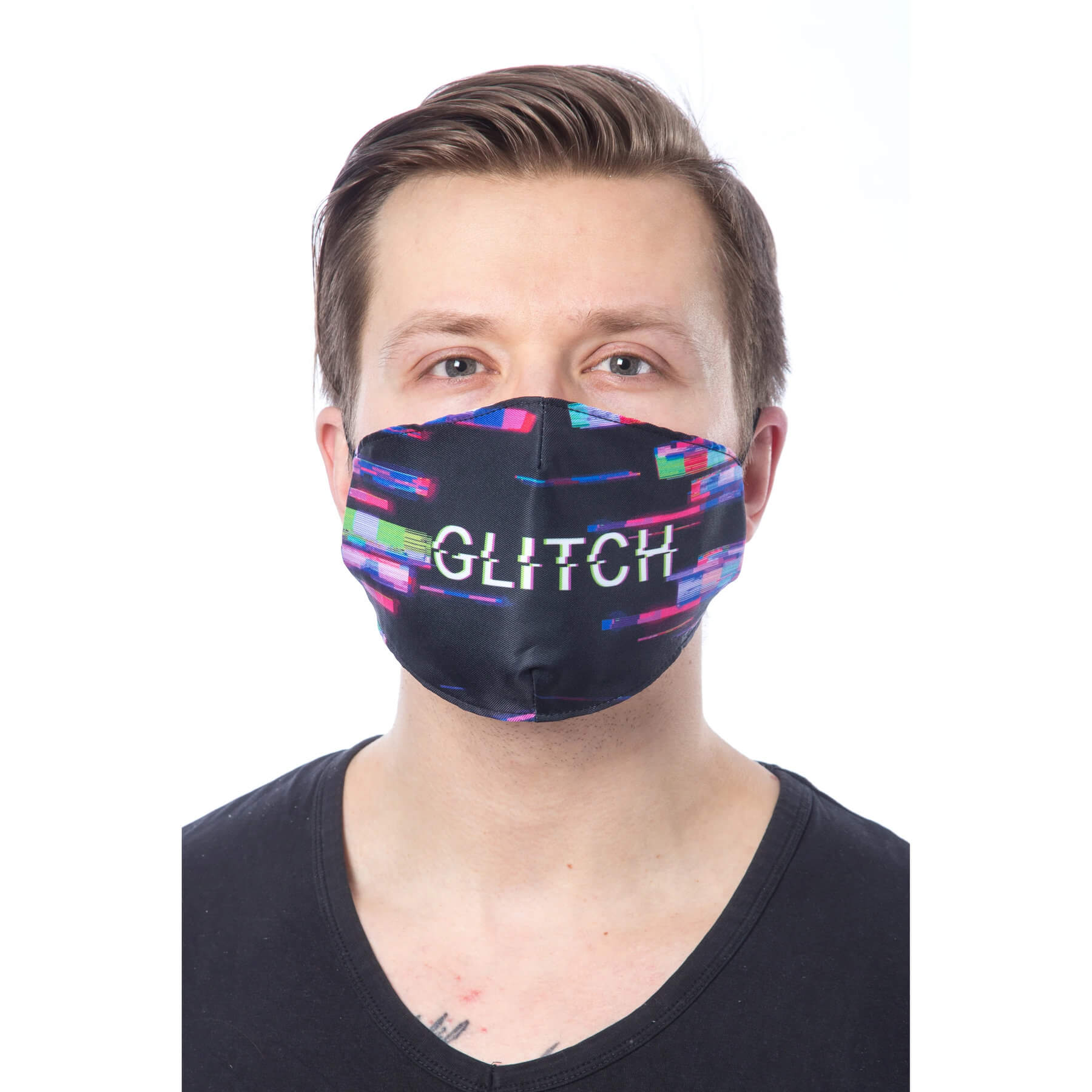GLITCH MASK - MULTI – Innocent Clothing - Alternative Clothing Wholesale
