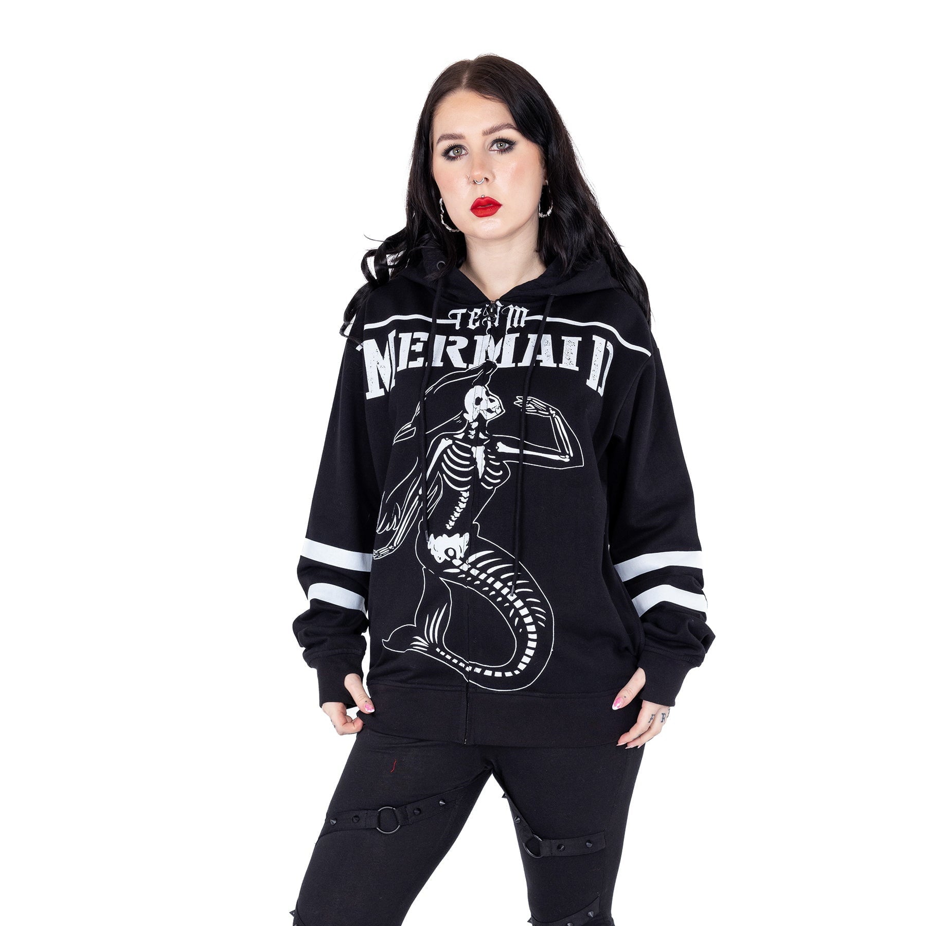 TEAM MERMAID HOOD - BLACK – Innocent Clothing - Alternative Clothing ...